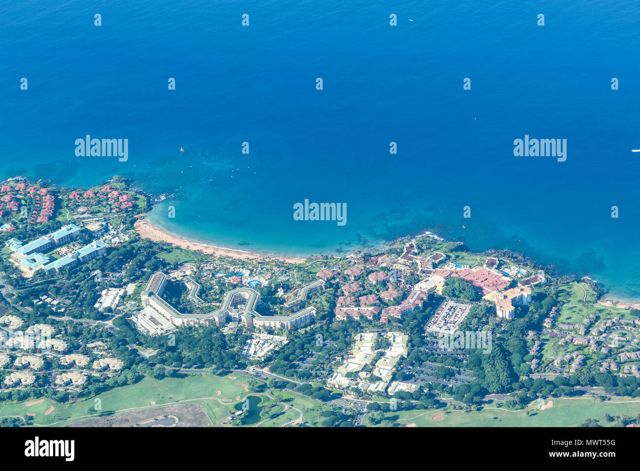 Maui island aerial hi-res stock photography and images - Alamy
