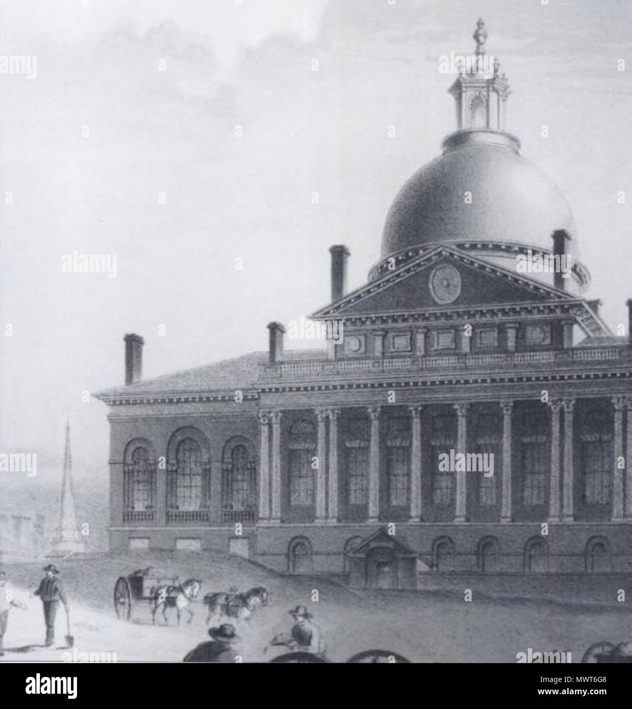. Boston, Massachusetts . 19th century. Smith 574 StateHouse byJRSmith ...