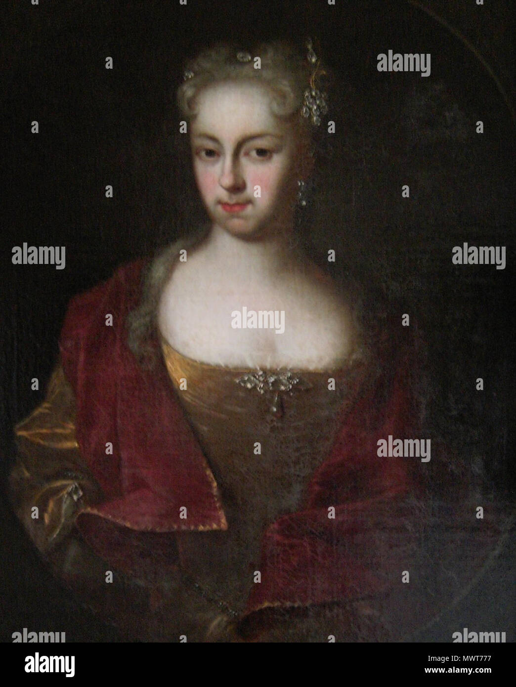 . Countess Constantia von Cosel. 18th century painting . Photographer ...