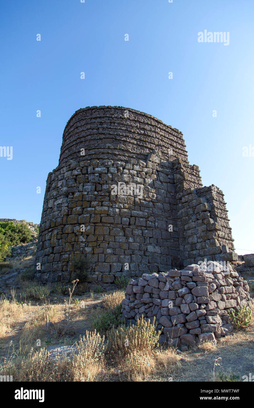 The ruins of the ancient city of Assos in Turkey Stock Photo - Alamy