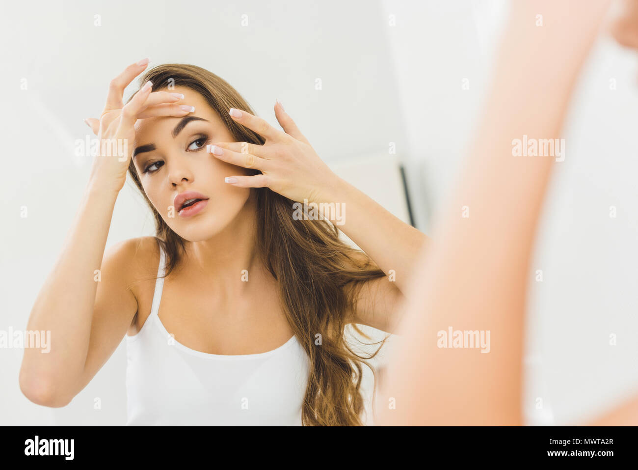 Checking skin hi-res stock photography and images - Alamy
