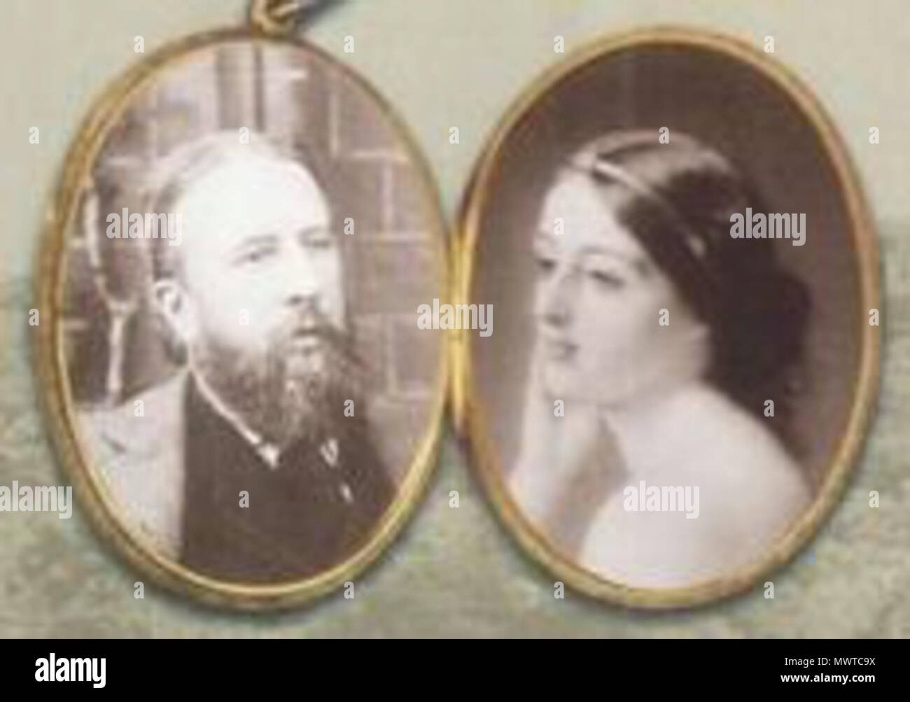 . English: Spencer Cavendish, 8. Duke of Devonshire (1833–1908) and his ...
