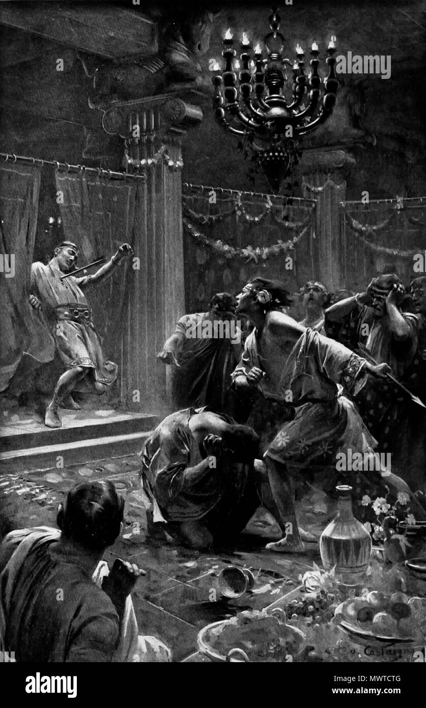 . English: The killing of Cleitus by Alexander the Great. 1899. Andre ...