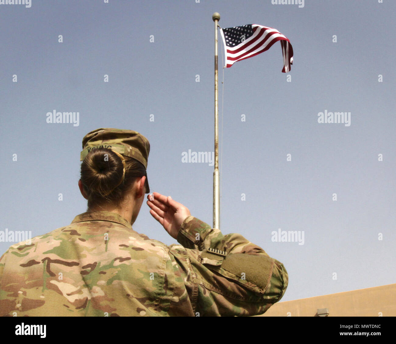 Sgt. Stefania Young, a human resources specialist with the 316th ...