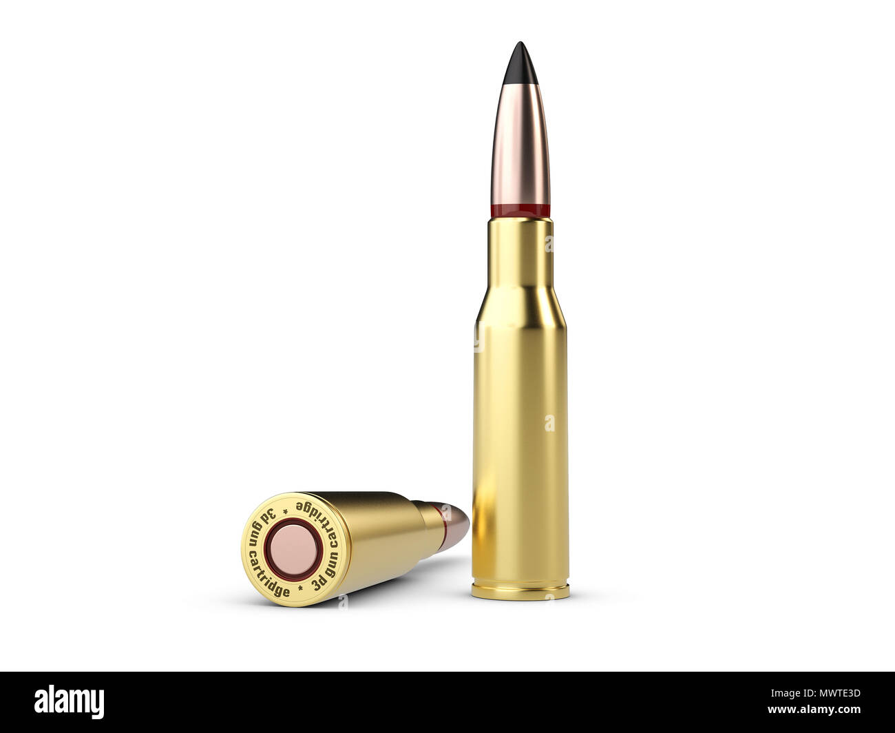 3d Illustration of bullets on white background Stock Photo - Alamy
