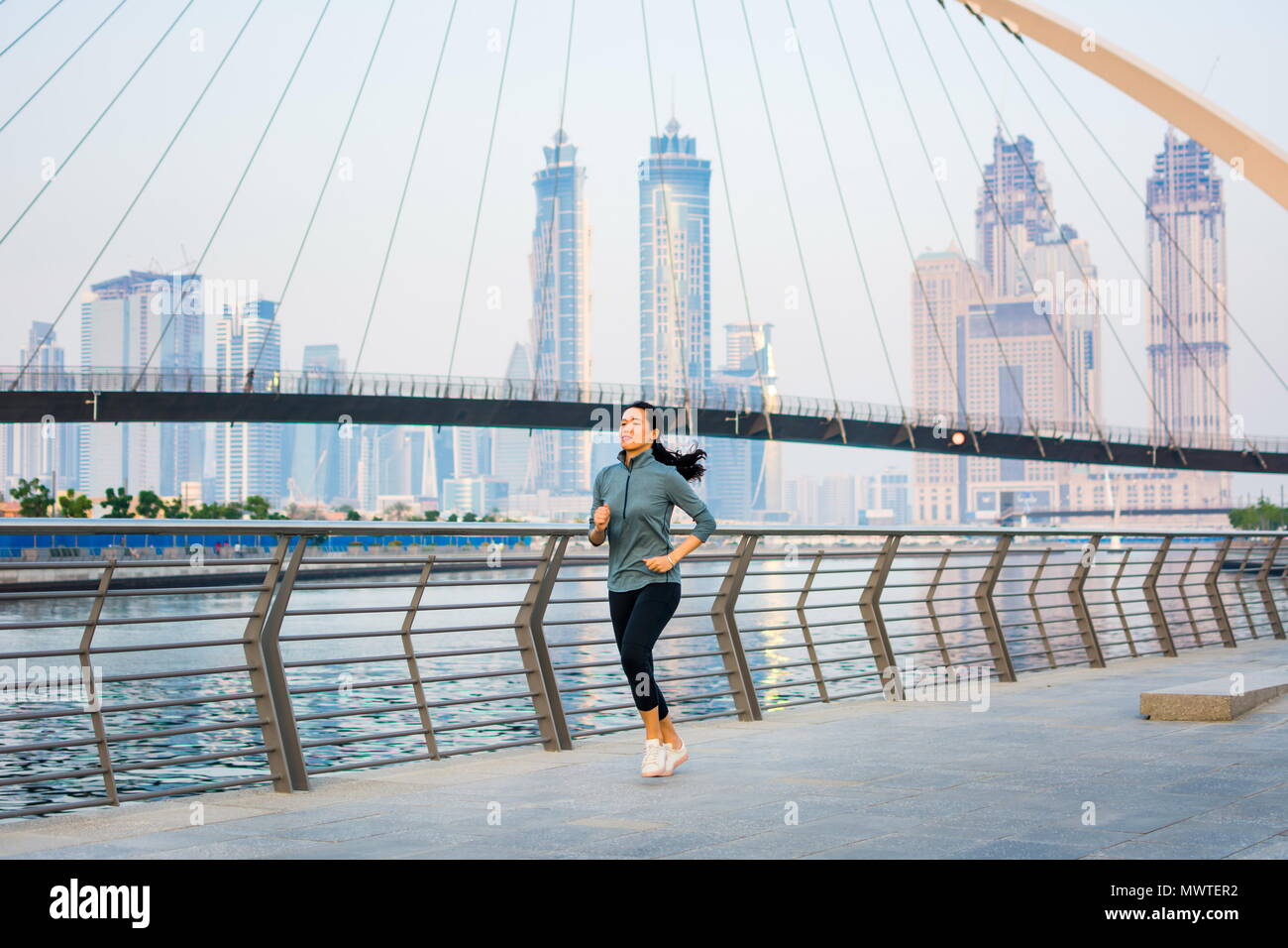 Dubai fit girl hi-res stock photography and images - Alamy