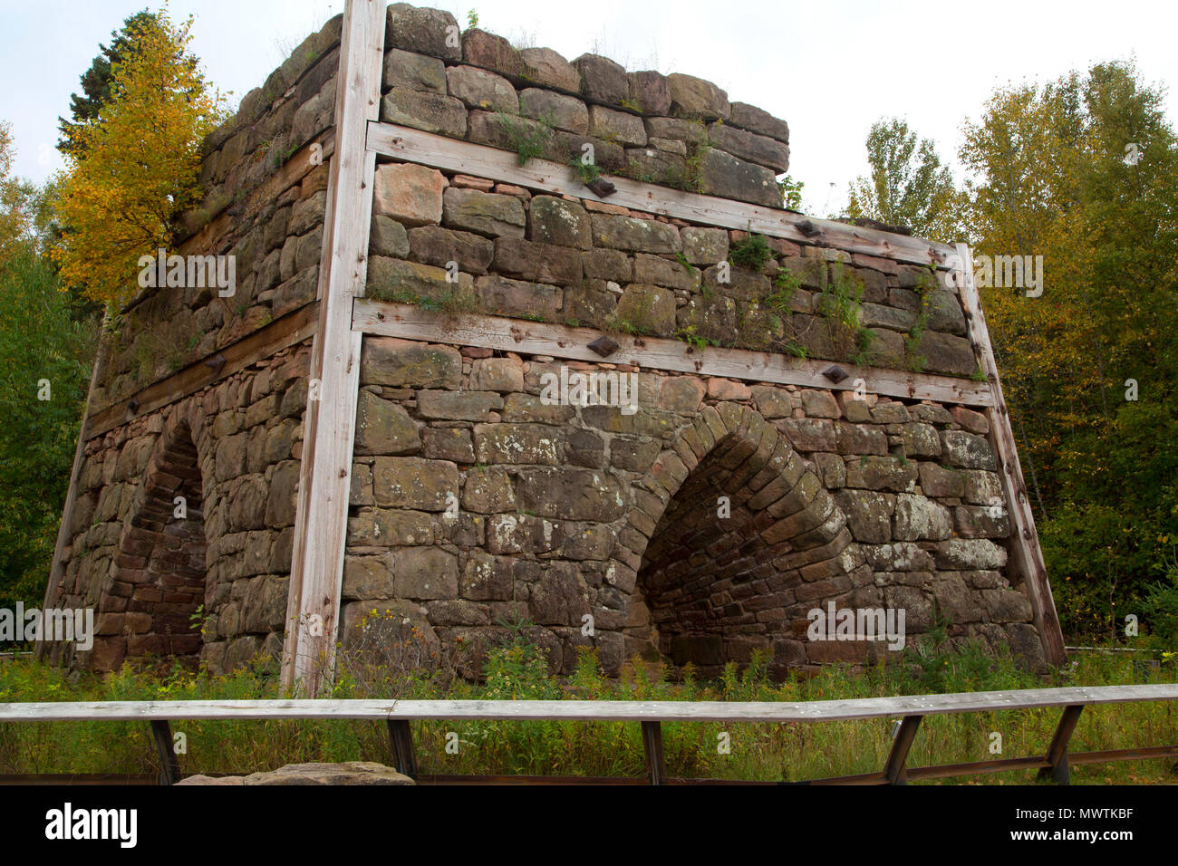 Bay Furnace, Hiawatha National Forest, Michigan Stock Photo - Alamy