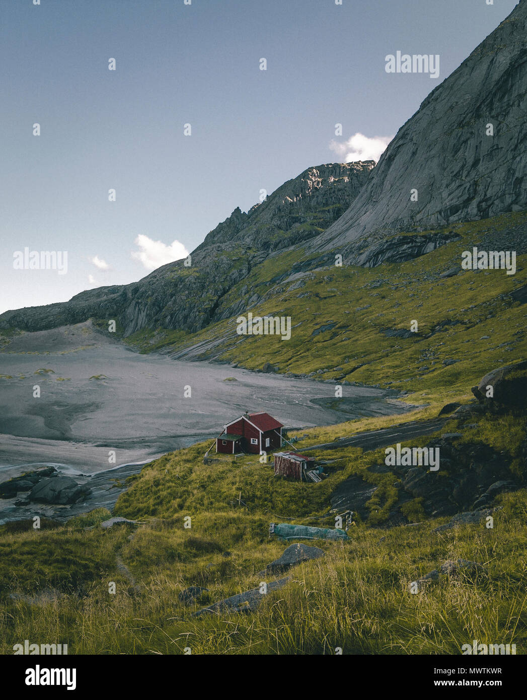 Norway lofoten moskenes rocks hi-res stock photography and images - Alamy