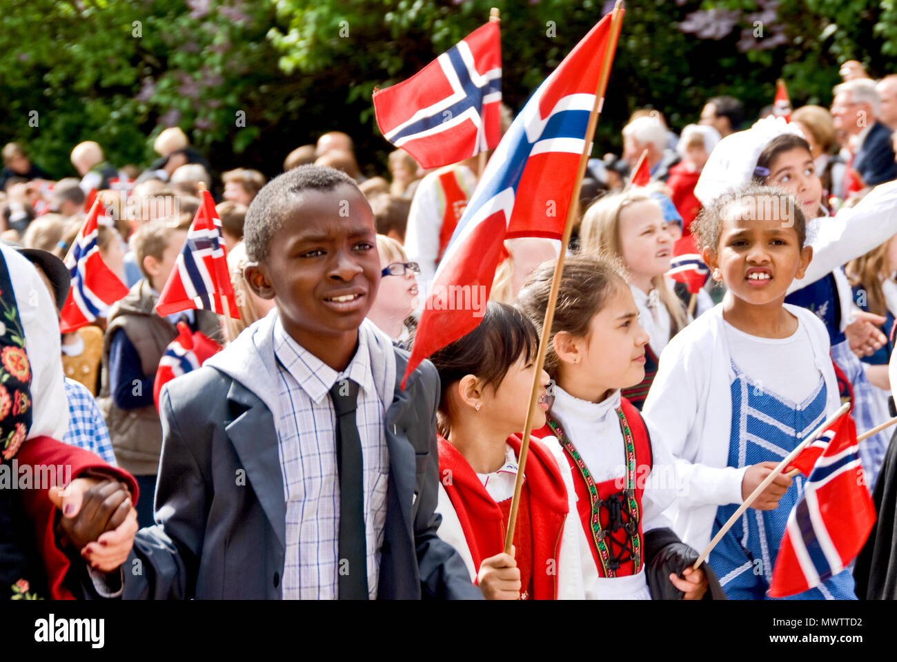 Norway Day Traditional Dress High Resolution Stock Photography and ...