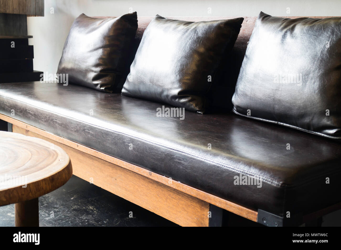 Empty sofa in living room interior, stock photo Stock Photo - Alamy
