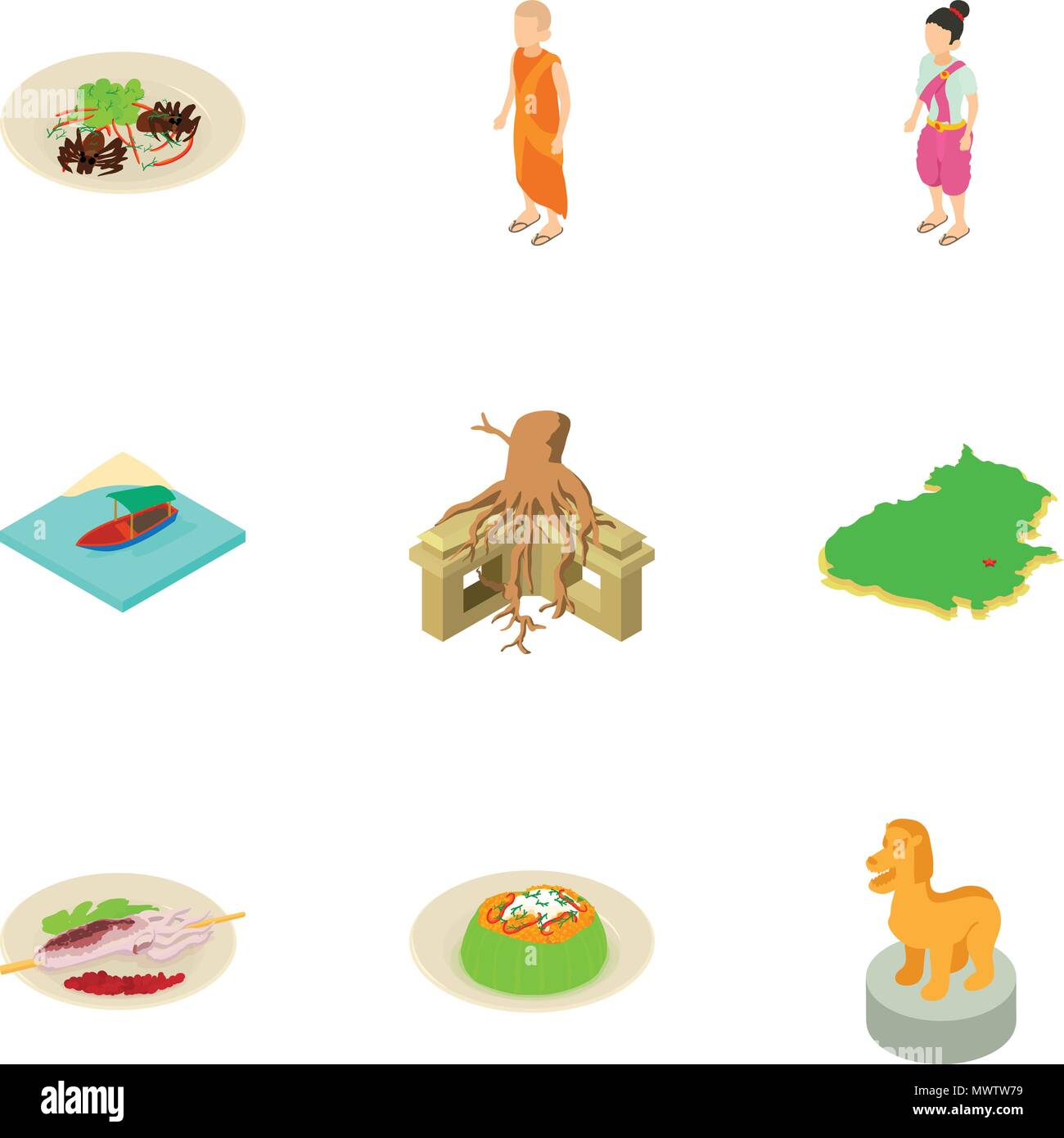 Island life and culture Stock Vector Images - Alamy