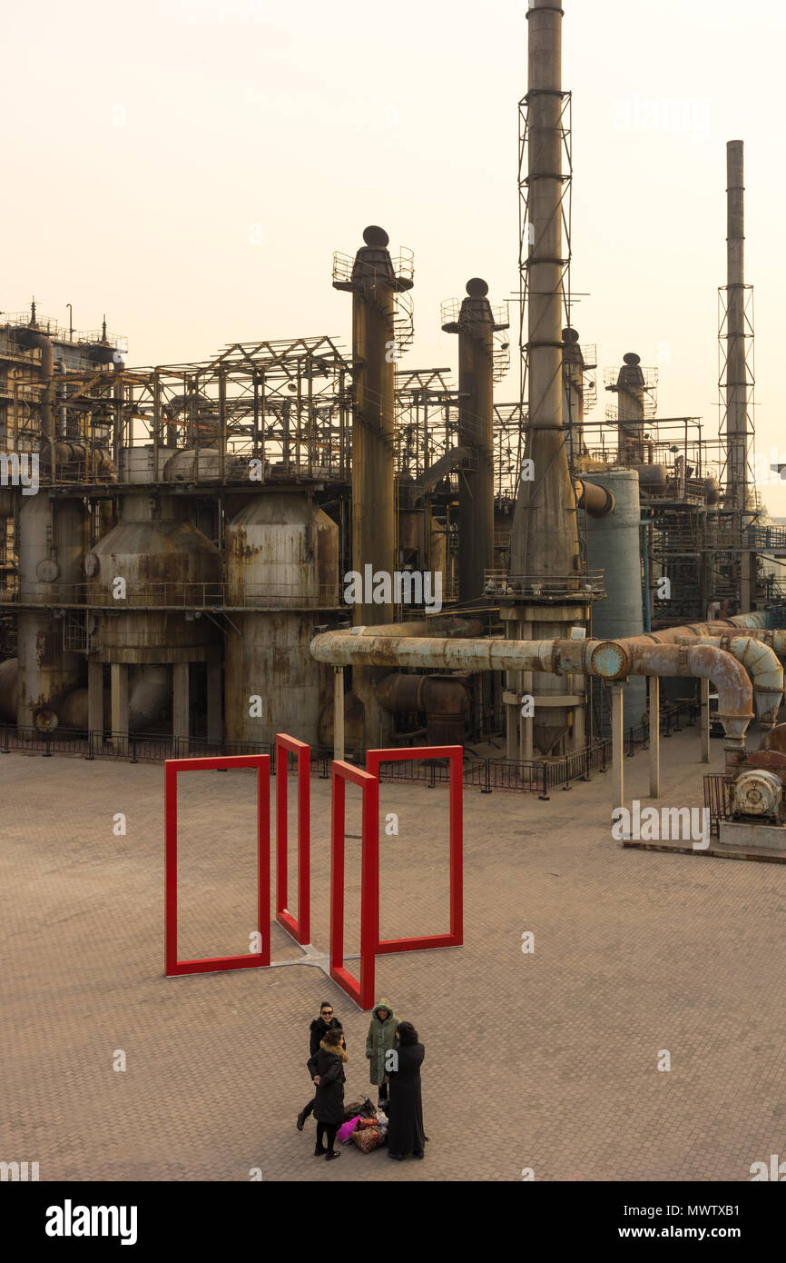 Dashanzi art sculpture factory 798 art district hi-res stock ...