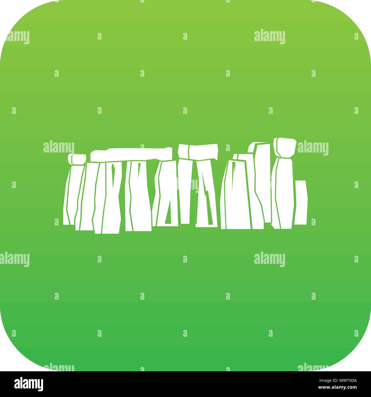 Stonehenge icon digital green Stock Vector Image & Art - Alamy