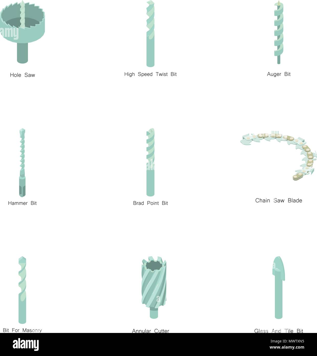 Rotating drill Stock Vector Images - Alamy