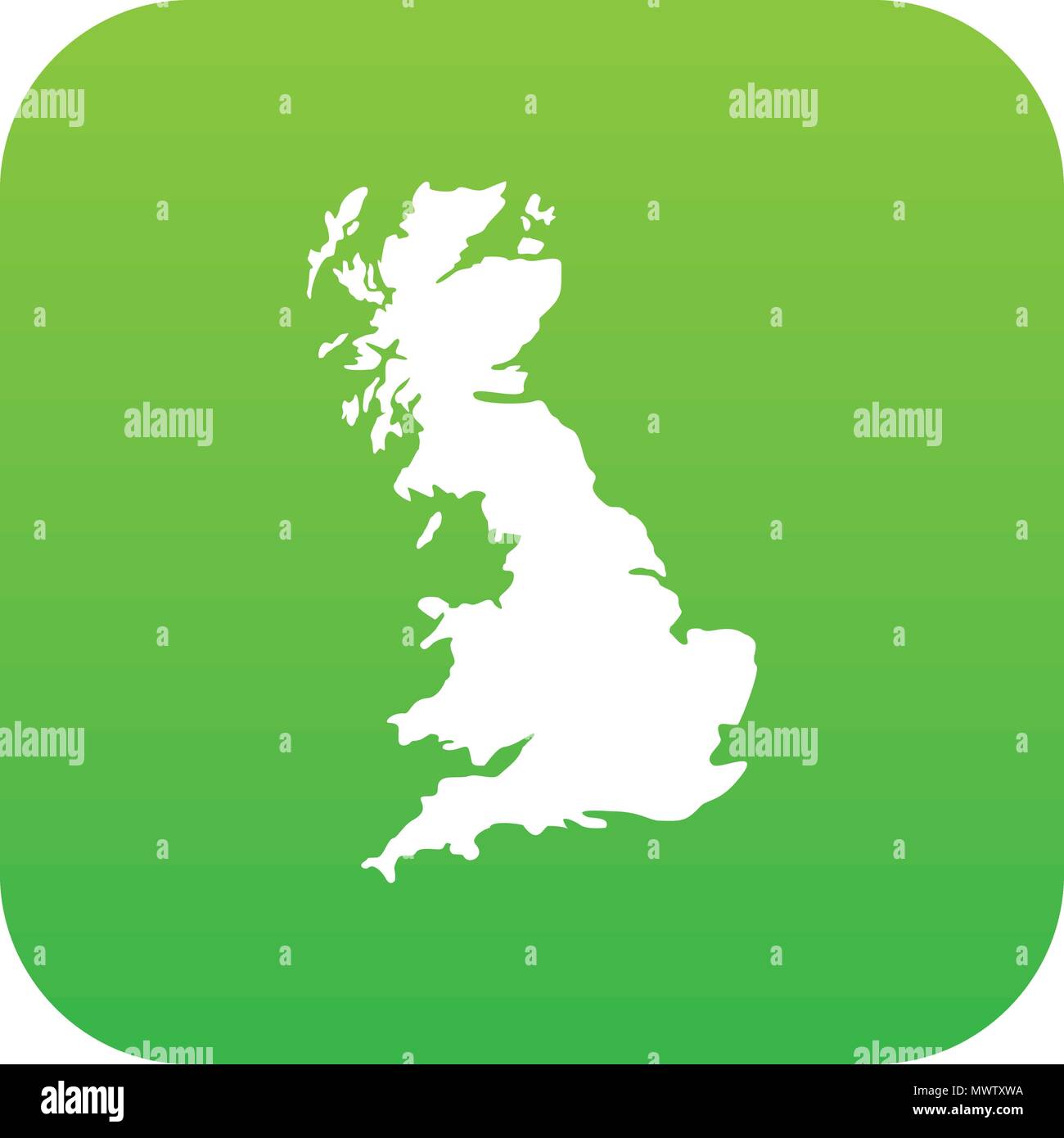 Map of Great Britain icon digital green Stock Vector Image & Art - Alamy