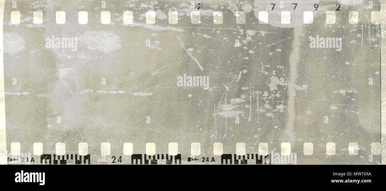 Grunge dripping film strip frame in gray tones Stock Photo - Alamy
