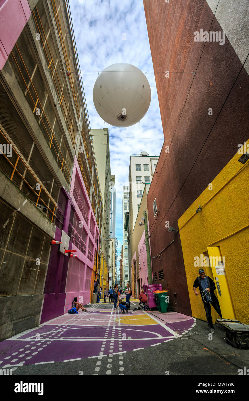 The pink alley vancouver hi-res stock photography and images - Alamy