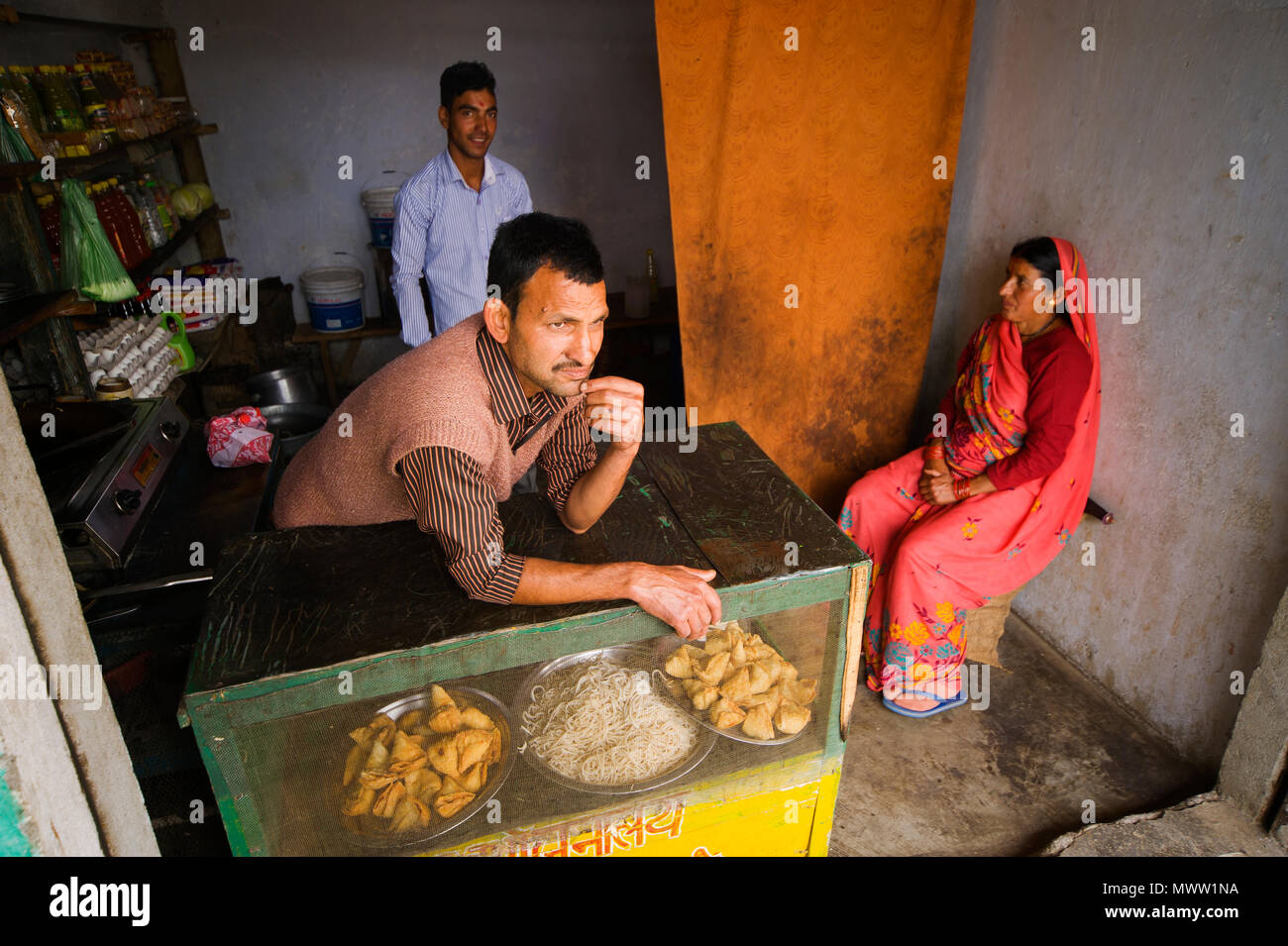Rural indian village people hi-res stock photography and images - Alamy