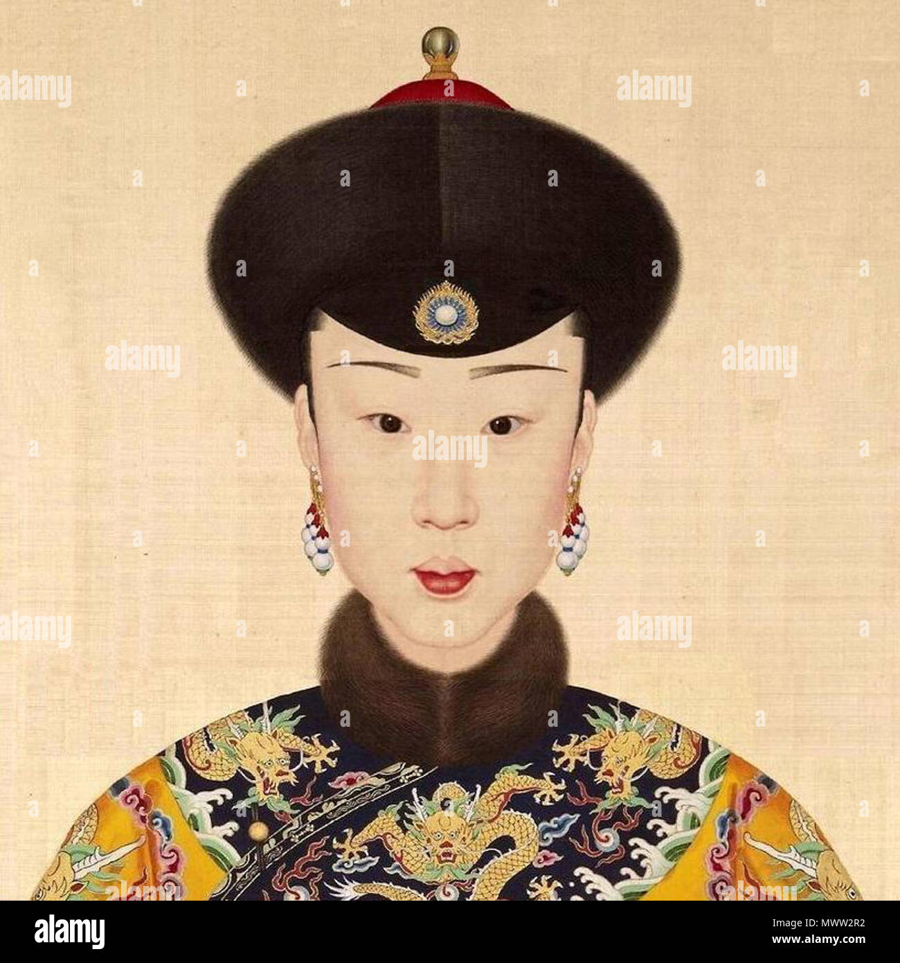 . The Official Imperial Portrait of Qing Dynasty's Imperial Consorts ...