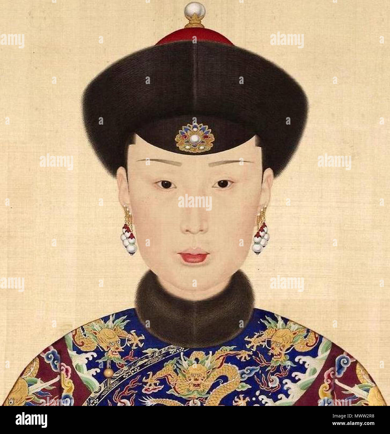 . The Official Imperial Portrait of Qing Dynasty's Imperial Consorts ...