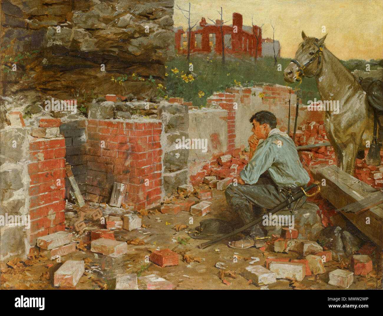 . Return Home . This painting depicts the homecoming that awaited many ...