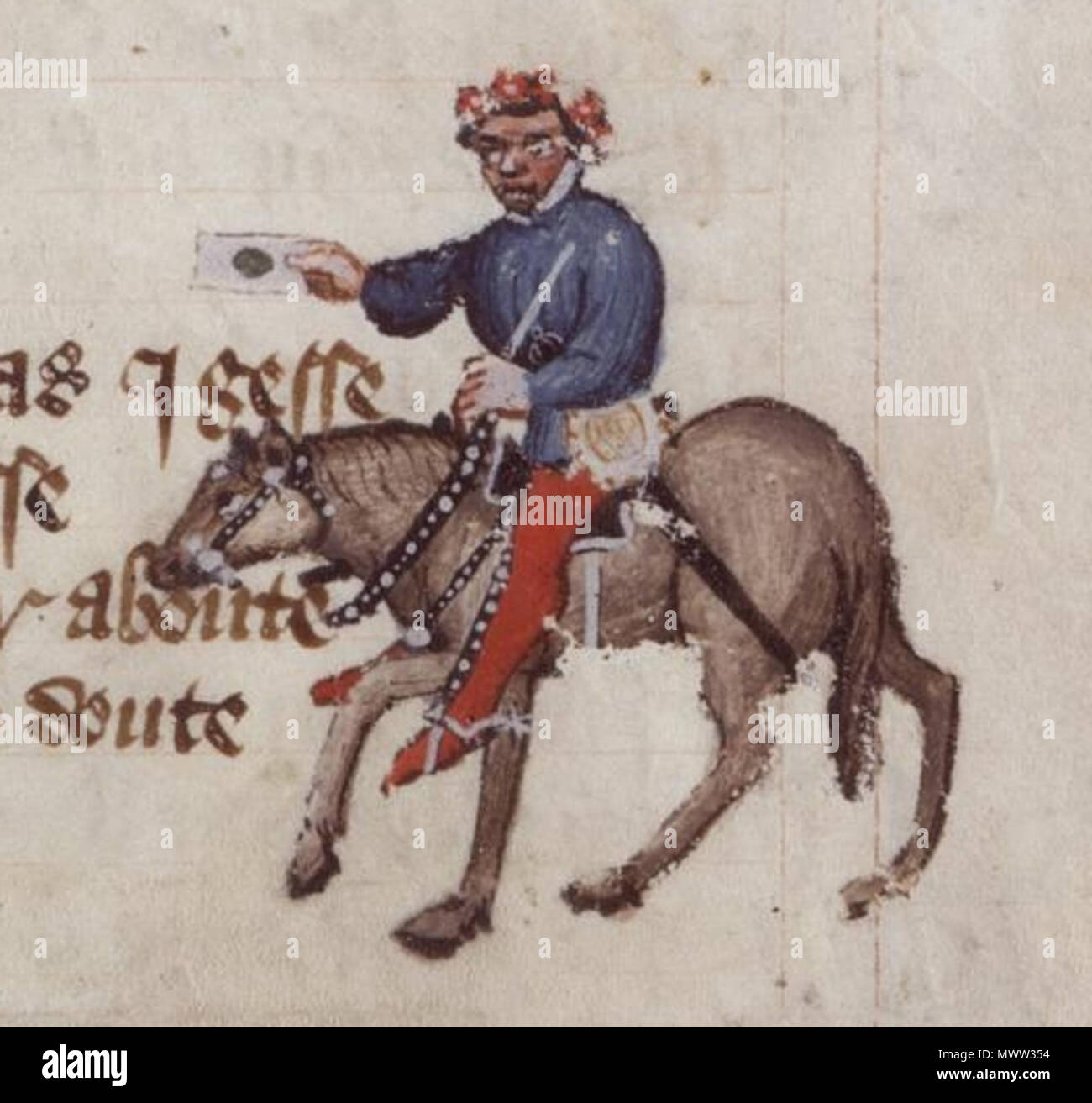 Geoffrey chaucer canterbury tales summoner hi-res stock photography and ...