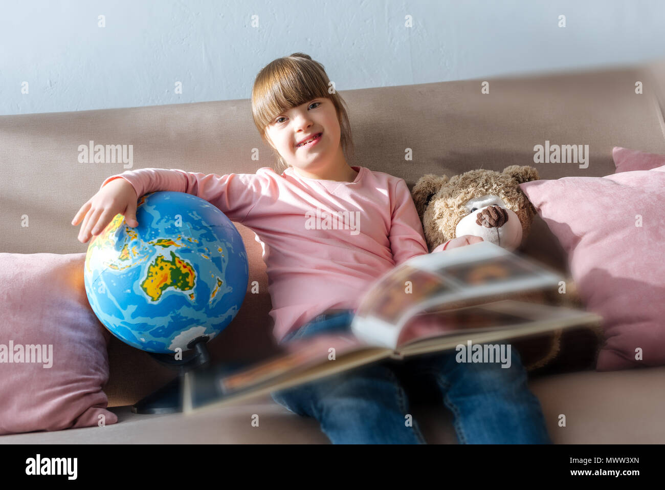 Handicapped child reading hi-res stock photography and images - Alamy