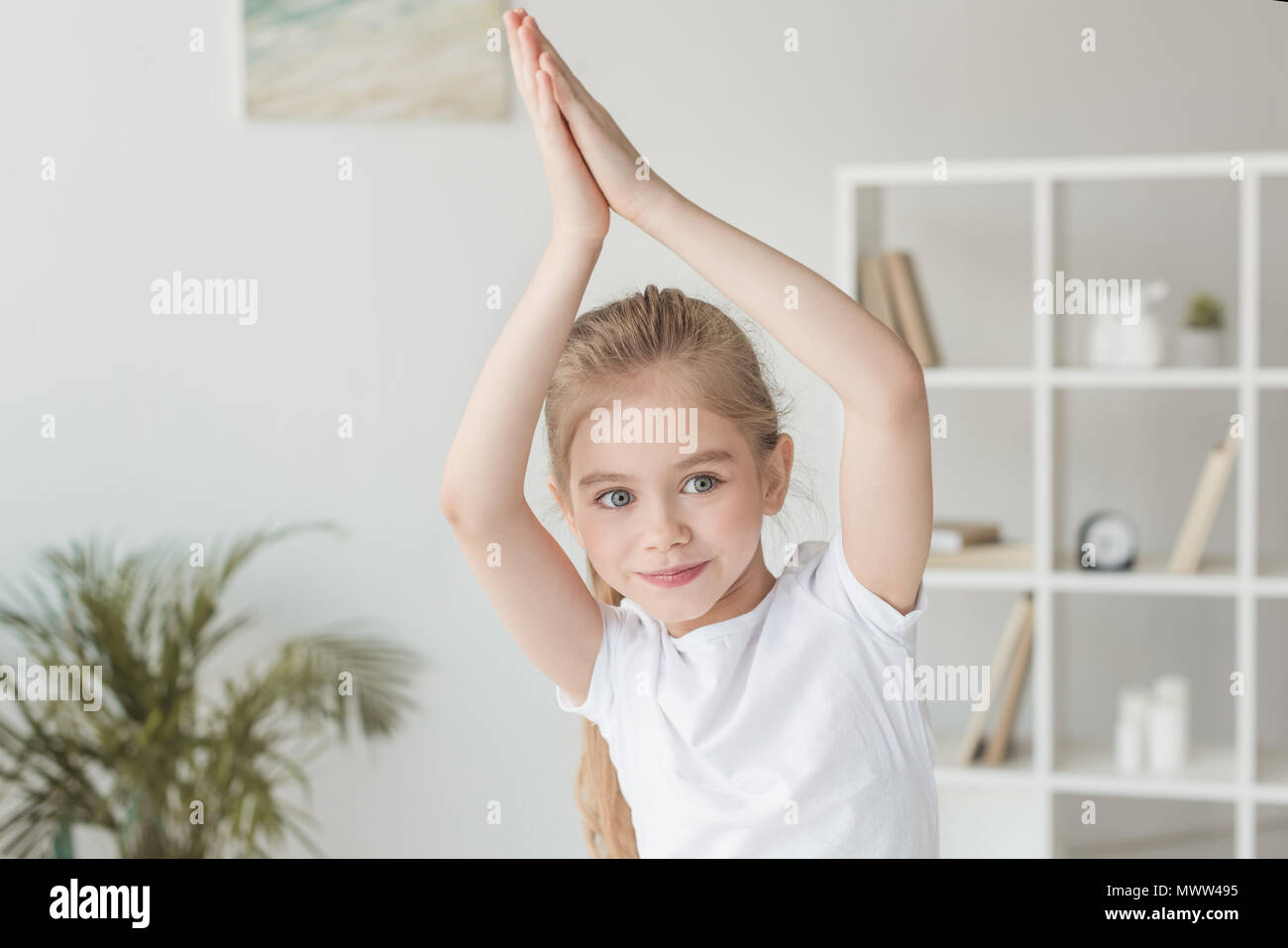 Namaste child hi-res stock photography and images - Alamy