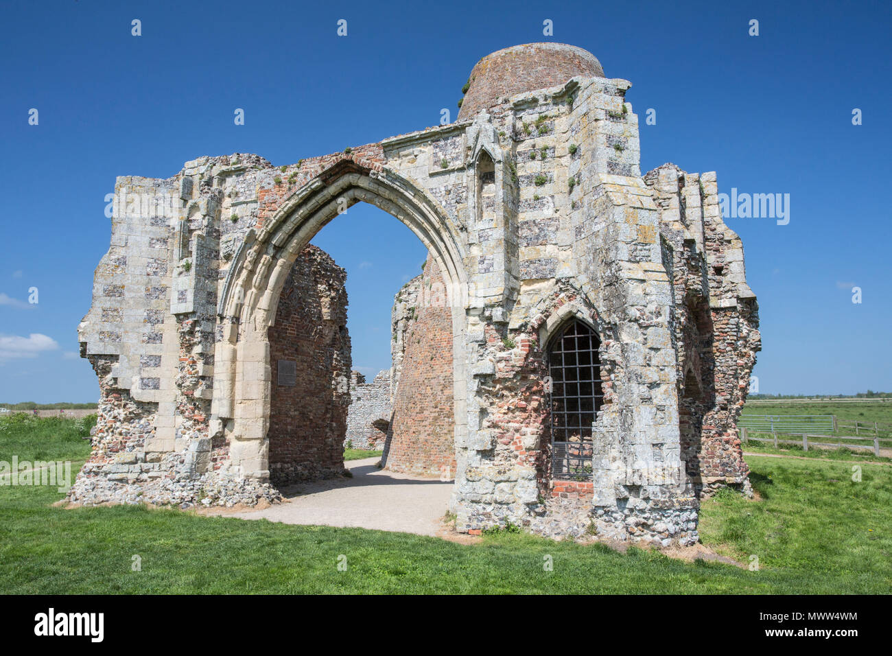 Abbey Monastery Ruins Ludham Norfolk High Resolution Stock Photography ...