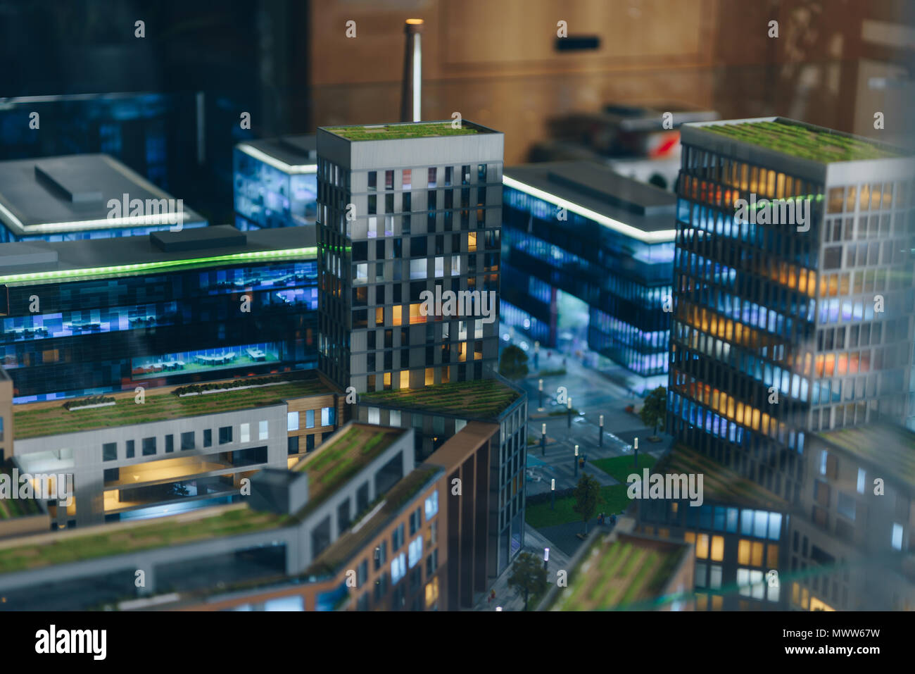 Miniature skyscrapers hi-res stock photography and images - Alamy