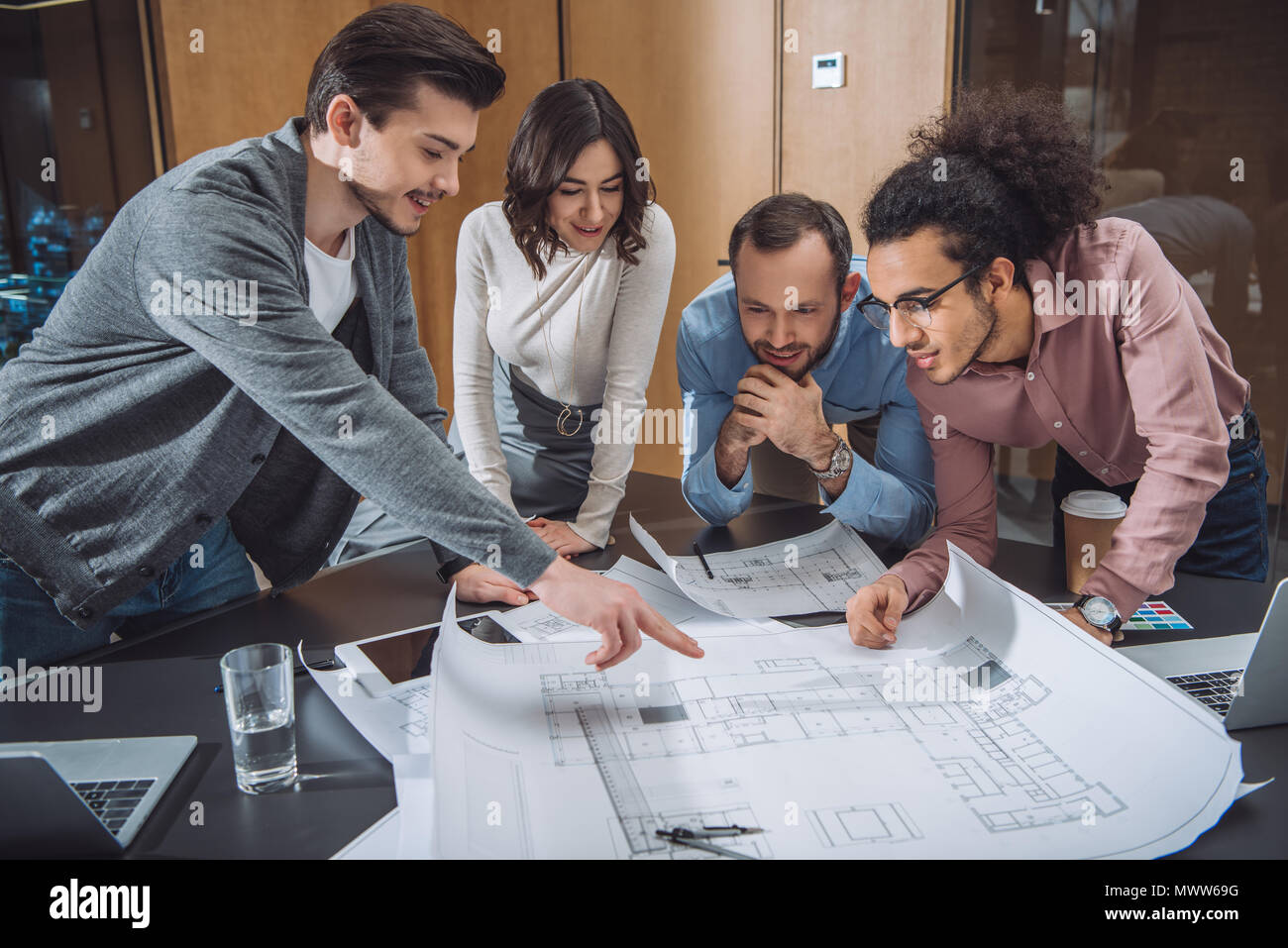 Black woman discussing work plans hi-res stock photography and images ...