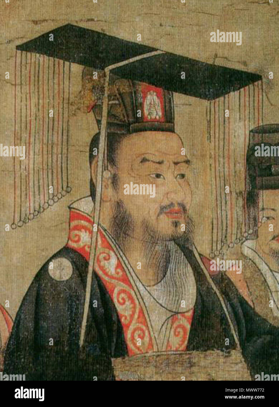 . Thirteen Emperors Scroll (detail) . 7th century 374 Liu Bei Tang ...