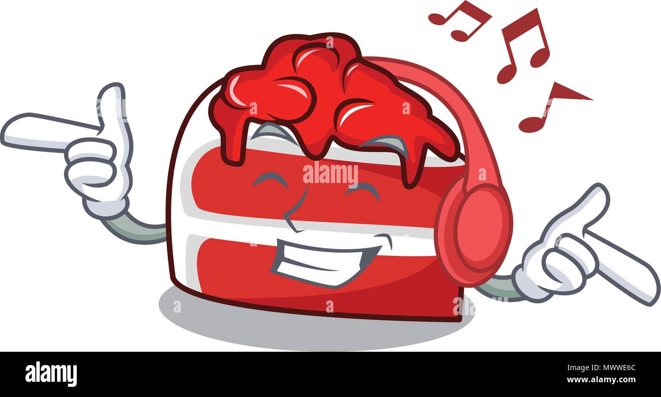 Red velvet cake Stock Vector Images - Alamy