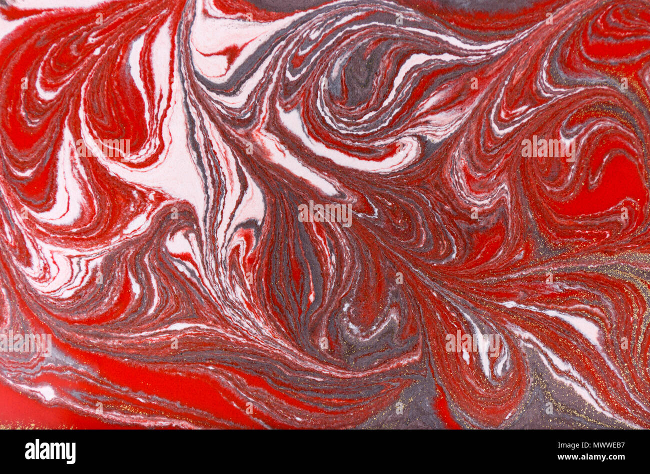 Marble abstract acrylic background. Red marbling artwork texture. Agate ...