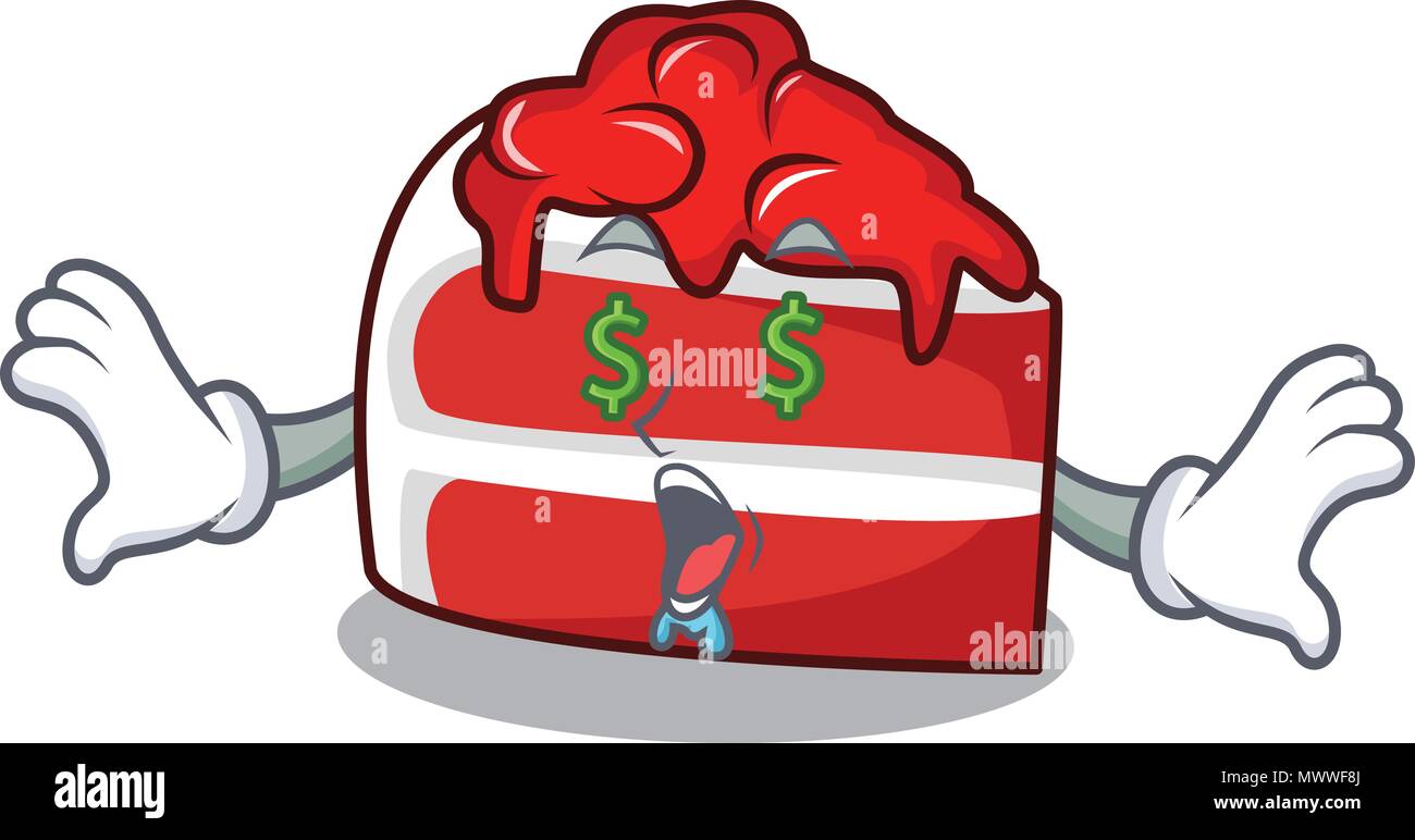 Money eye red velvet mascot cartoon Stock Vector Image & Art - Alamy