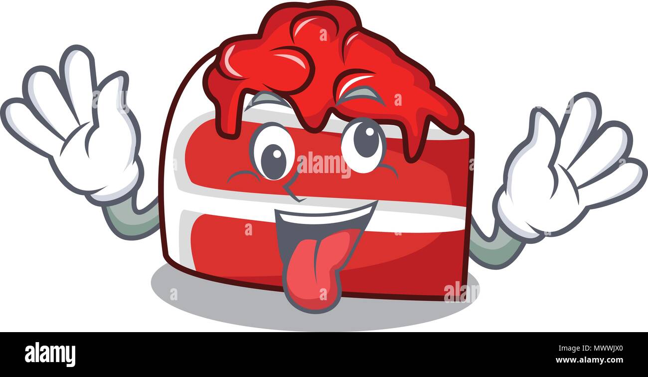 Crazy red velvet mascot cartoon Stock Vector Image & Art - Alamy