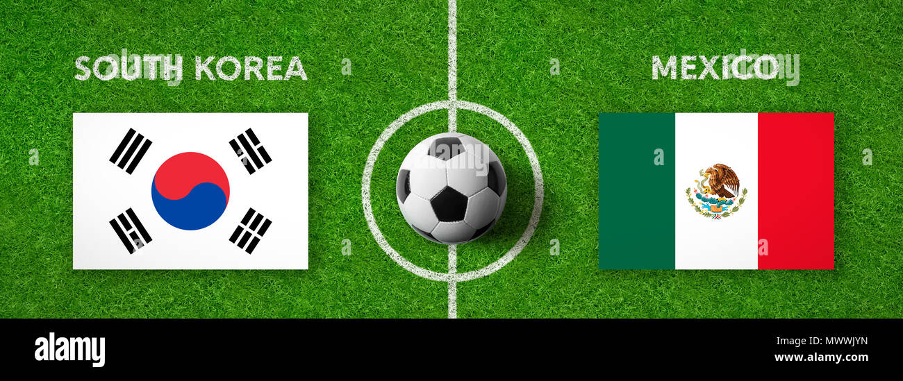 Mexico south korea flag hi-res stock photography and images - Alamy