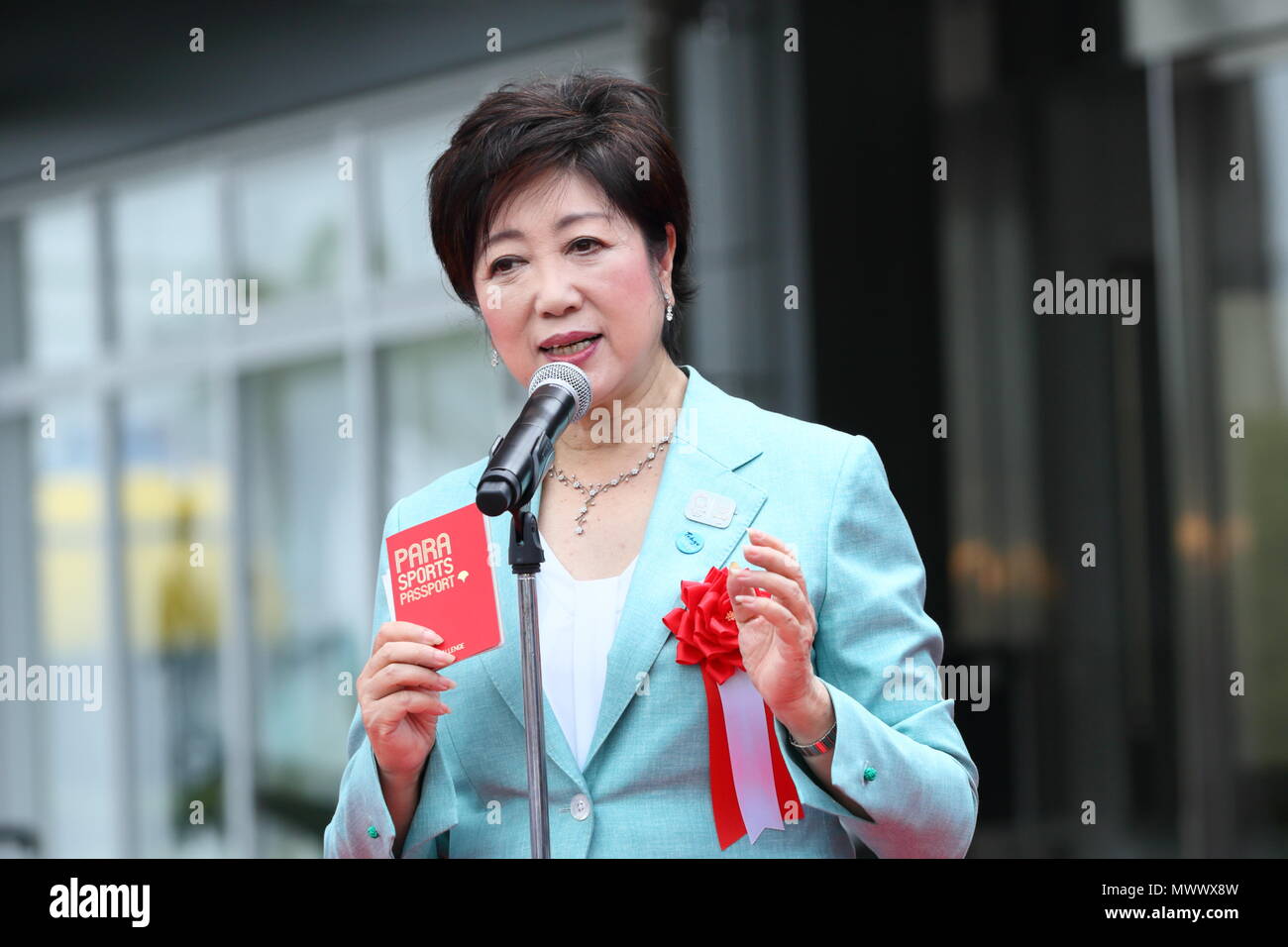 Tokyo, Japan. 1st June 2018. Yuriko Koike, JUNE 1, 2018 : The opening ...