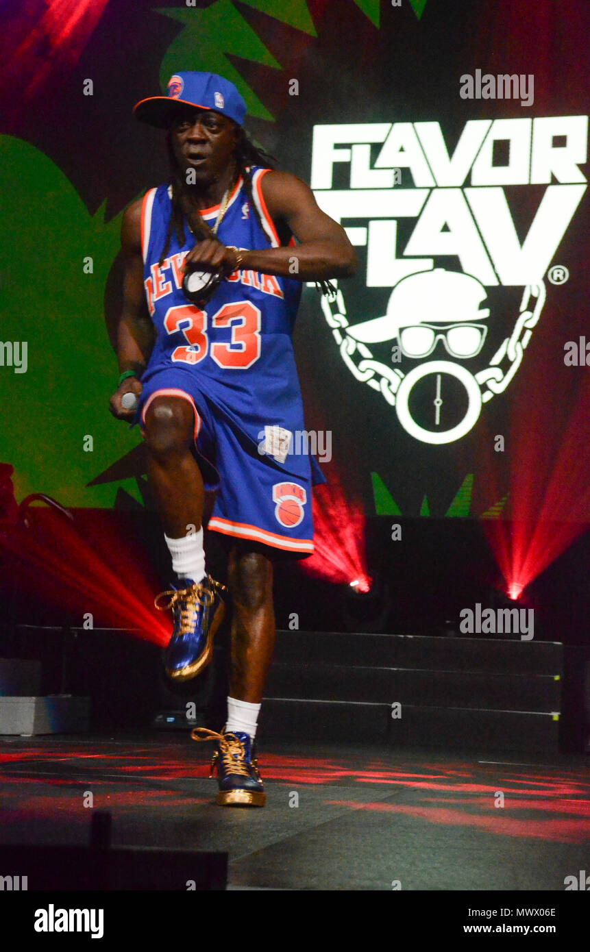 New York, NY, USA. 01st June, 2018. Flavor Flav performs during the YO ...