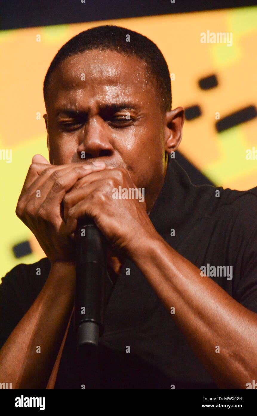 New York, NY, USA. 01st June, 2018. Dougie Fresh performs during the YO ...