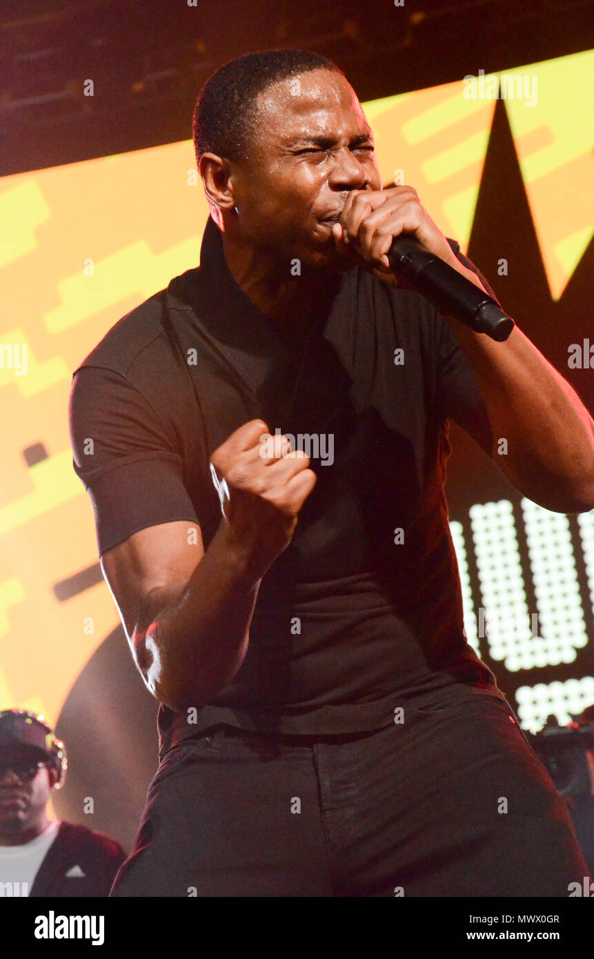 New York, NY, USA. 01st June, 2018. Dougie Fresh performs during the YO ...