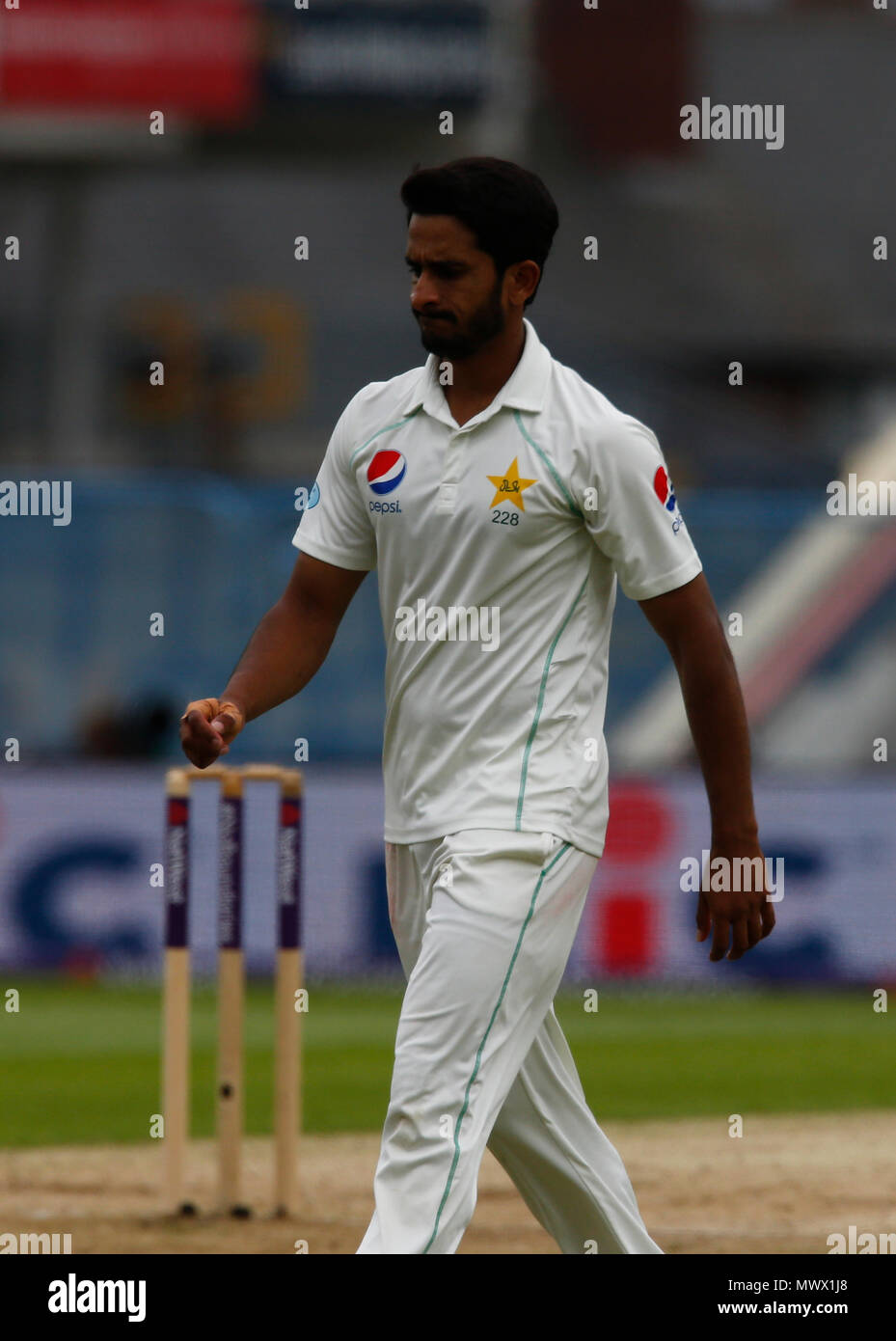 Hasan ali of pakistan bowling hi-res stock photography and images - Alamy
