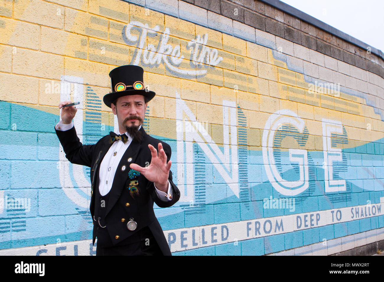Steampunk Festival, Morecambe, Lancashire. 2nd June 2018. Matteo ...