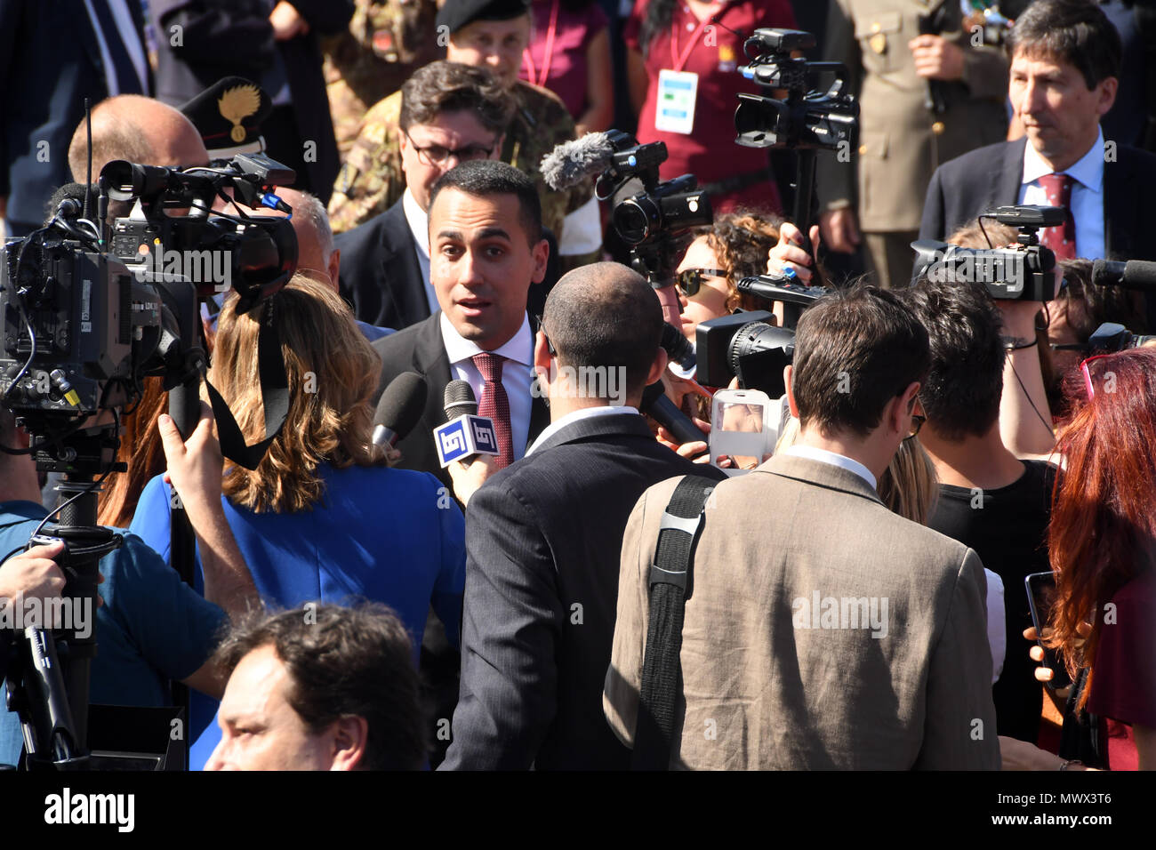 Rome, Italy. 2nd June 2018. Italian Republic Holiday tribune authority ... Rome, Italy. 2nd June 2018. Italian Republic Holiday tribune authority ...