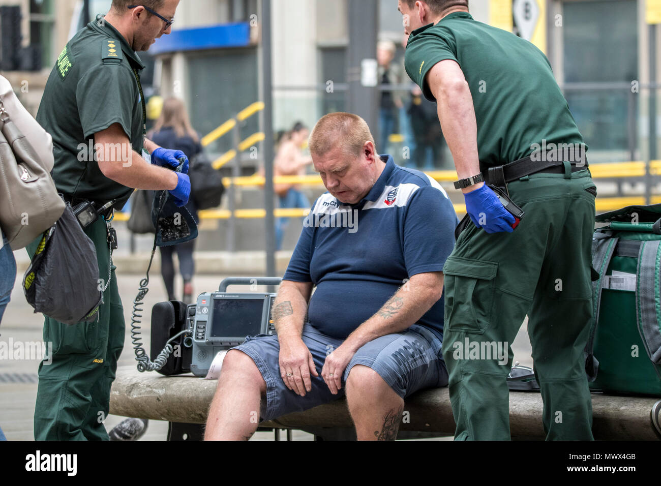 Injured medics football hi-res stock photography and images - Alamy