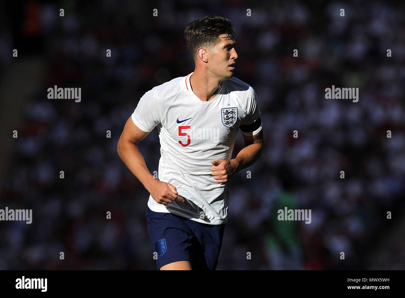 London, UK. 2nd June 2018. John Stones of England during the ...
