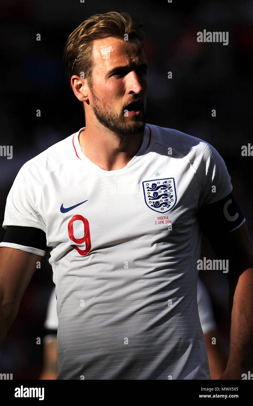 London, UK. 2nd June 2018. Harry Kane of England during the ...
