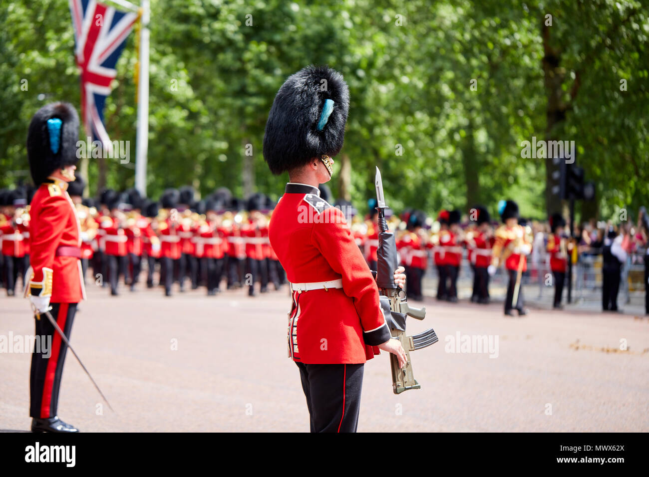 London, UK. 2nd June 2018. Image of a member of the armed forces in ...