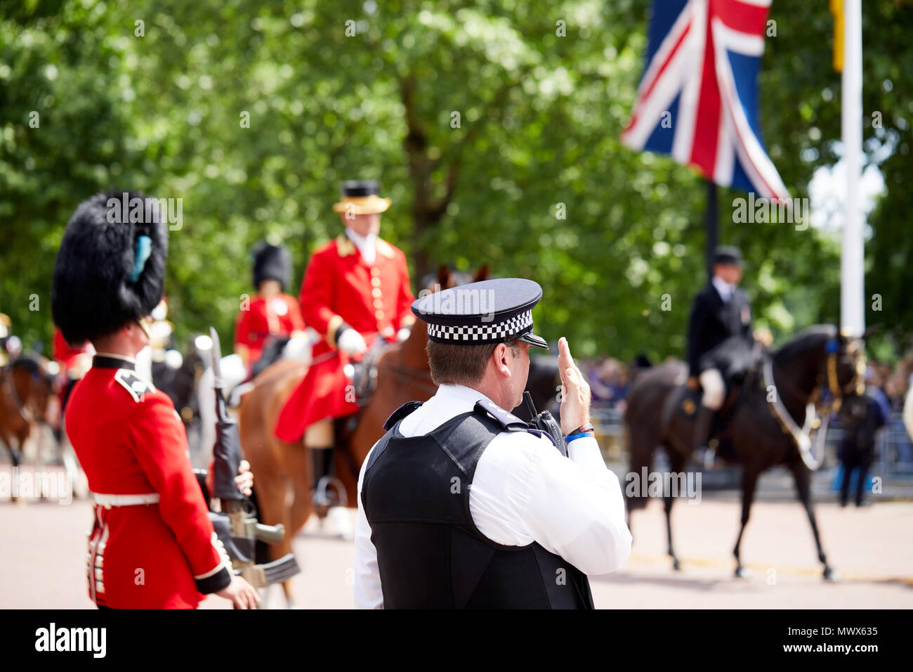 Police Officer Saluting High Resolution Stock Photography and Images ...
