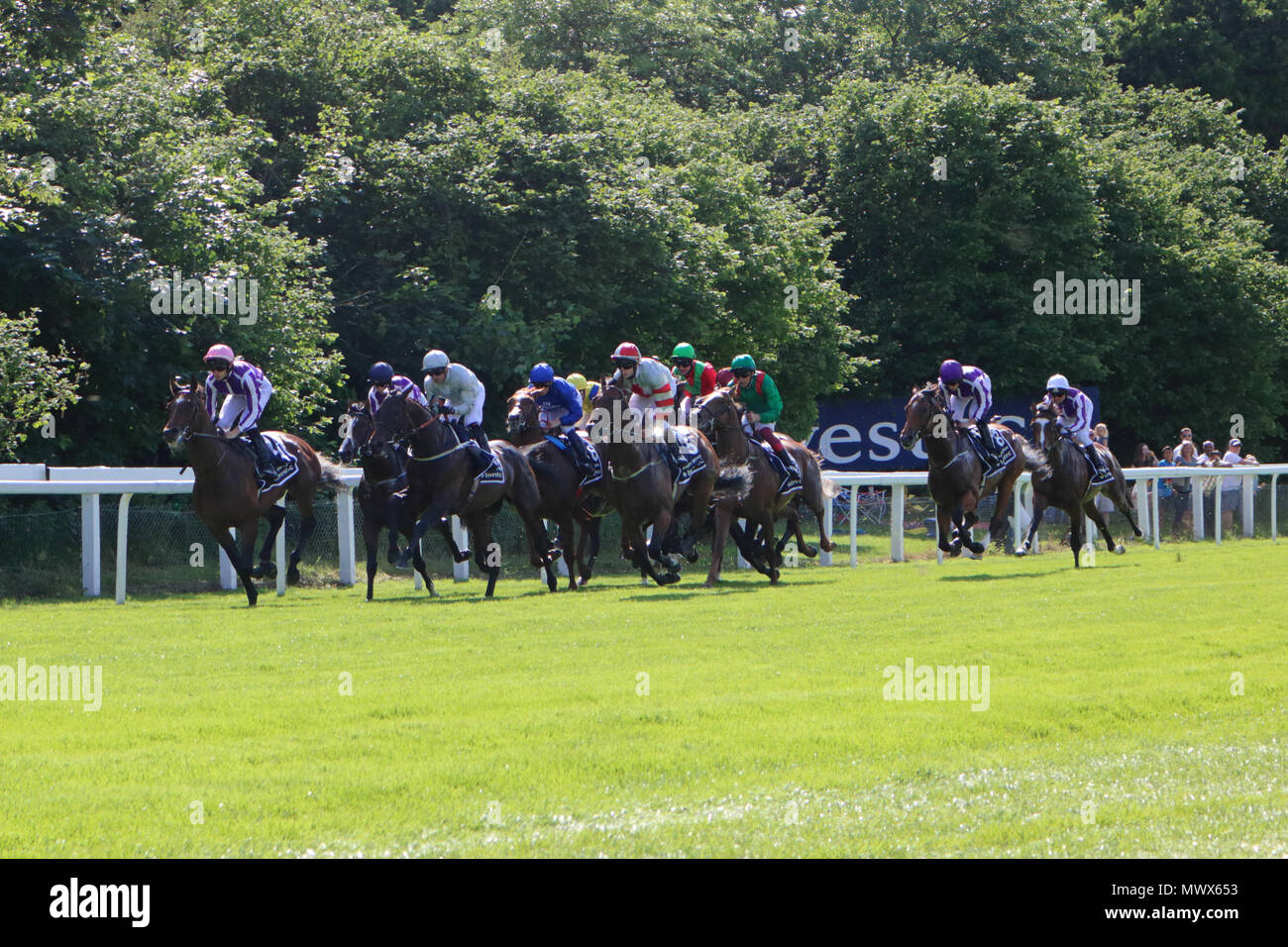 Epsom Downs Surrey UK. 2nd June 2018. Derby Day at Epsom Downs. The ...